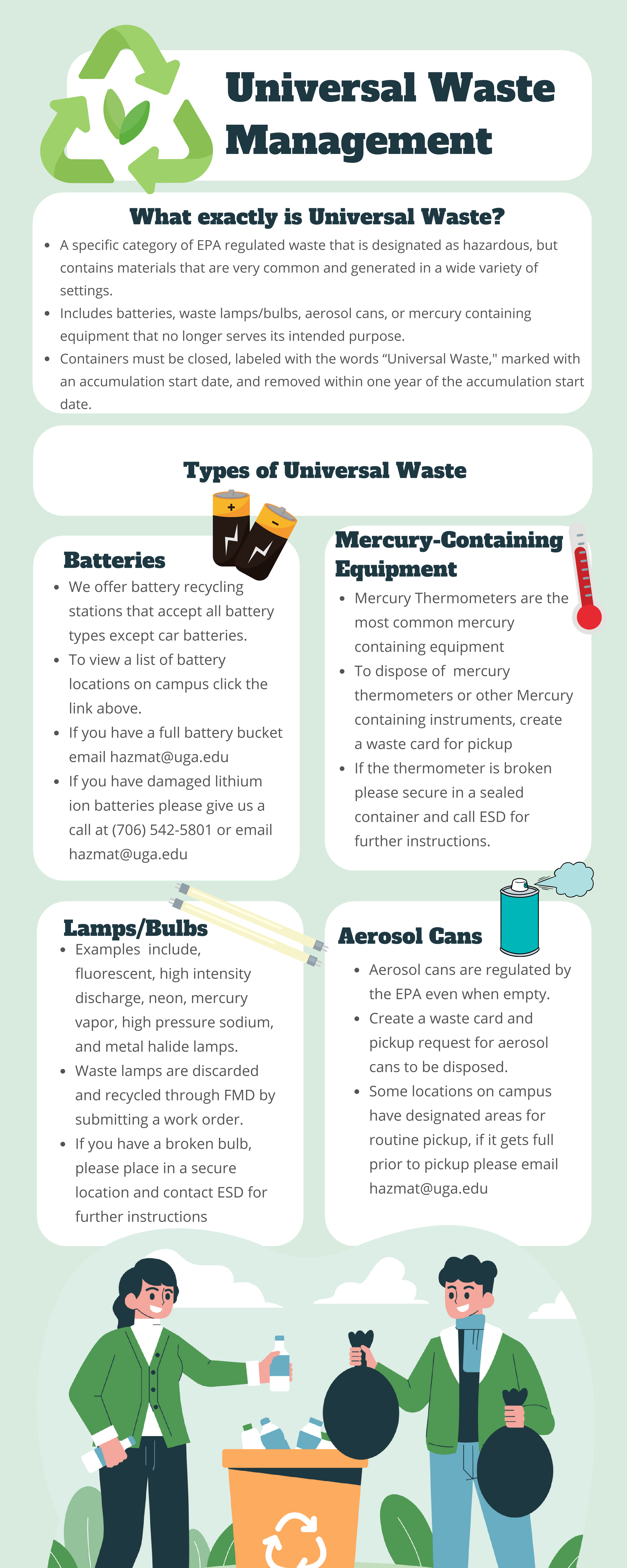 Universal Waste | UGA Environmental Safety Division